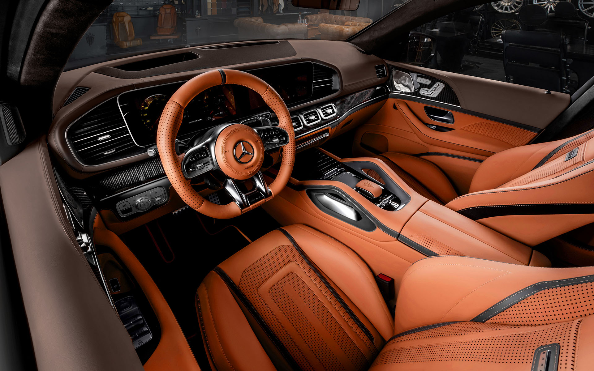 Mercedes-Benz GLE Coupe Brown&Orange - Carlex Design